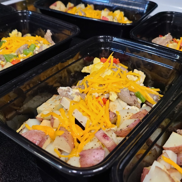 Easy Make-Ahead Breakfast Bowls (High Protein & Freezer Friendly) - No Getting Off This Train