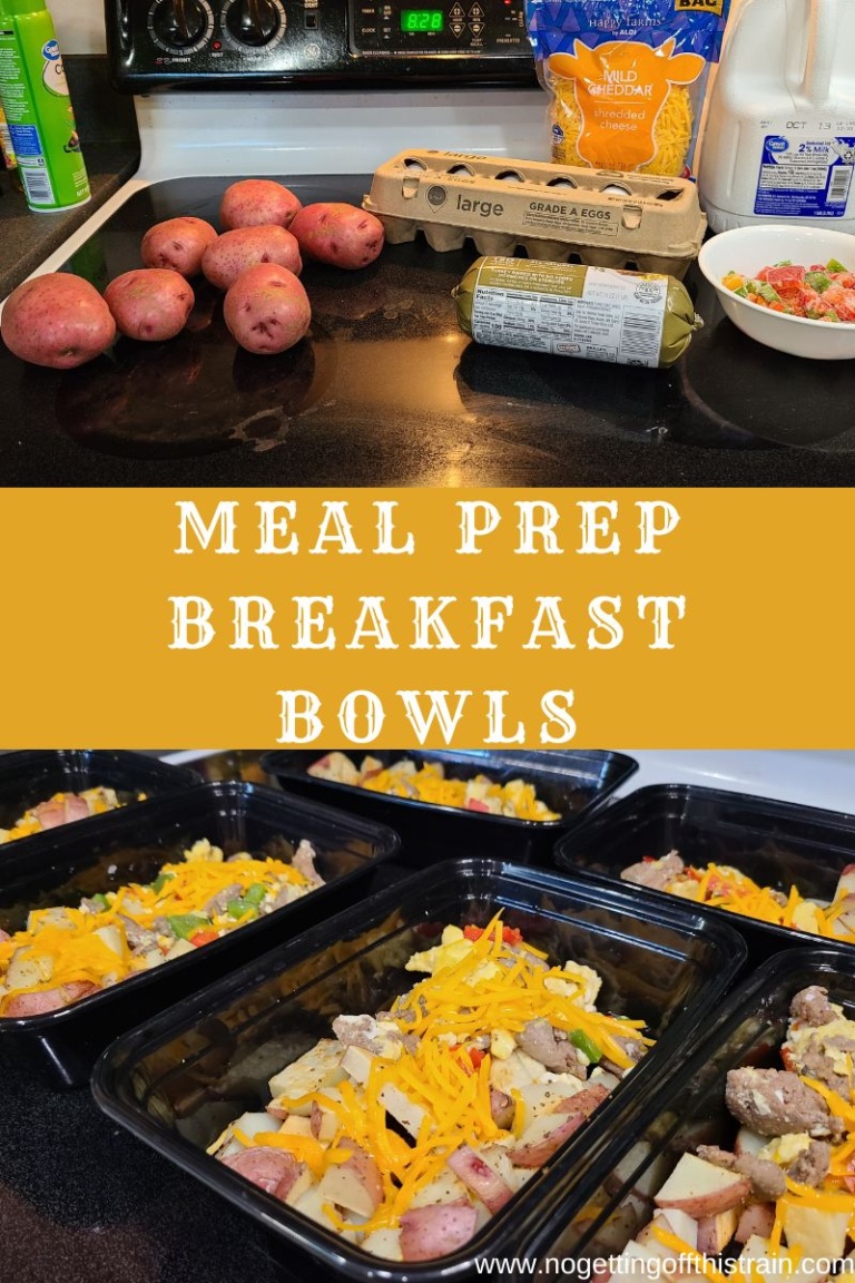 Easy Make-Ahead Breakfast Bowls (High Protein & Freezer Friendly) - No Getting Off This Train