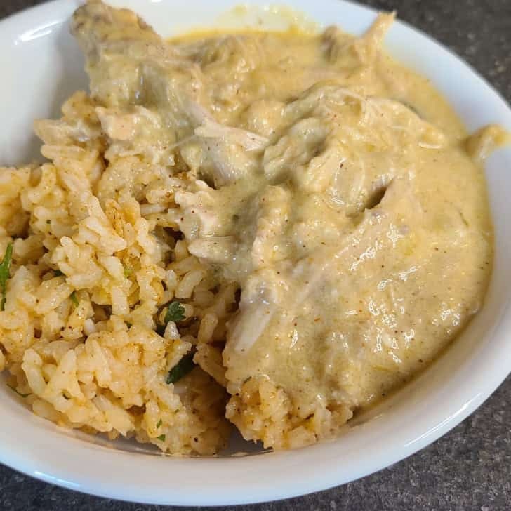 5-Ingredient Salsa Verde Chicken - No Getting Off This Train