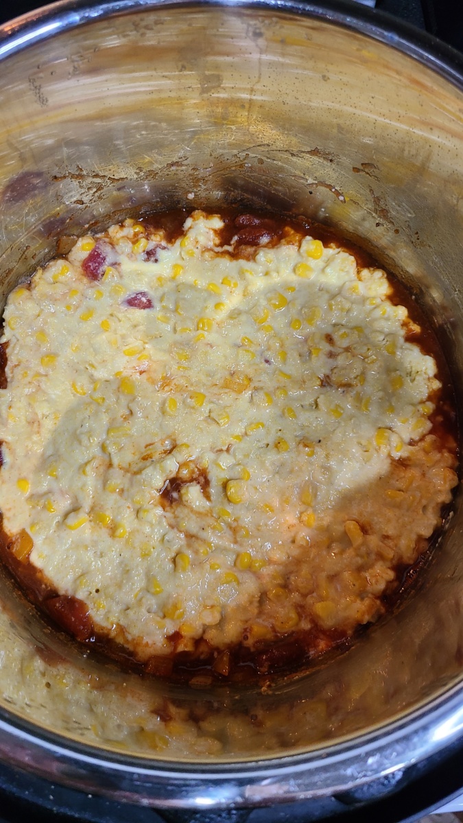 Slow Cooker Cornbread Casserole - No Getting Off This Train