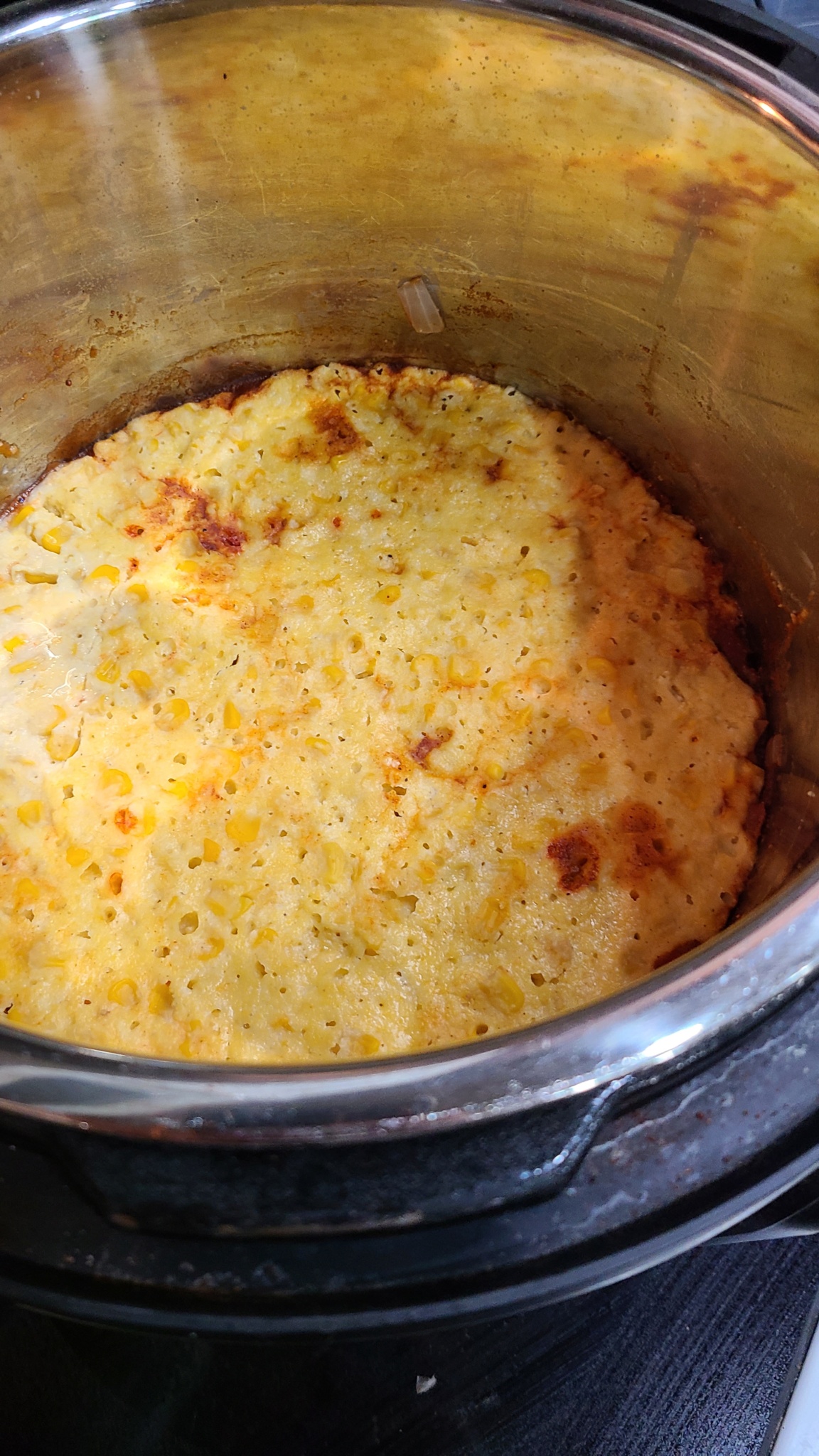 Slow Cooker Cornbread Casserole - No Getting Off This Train