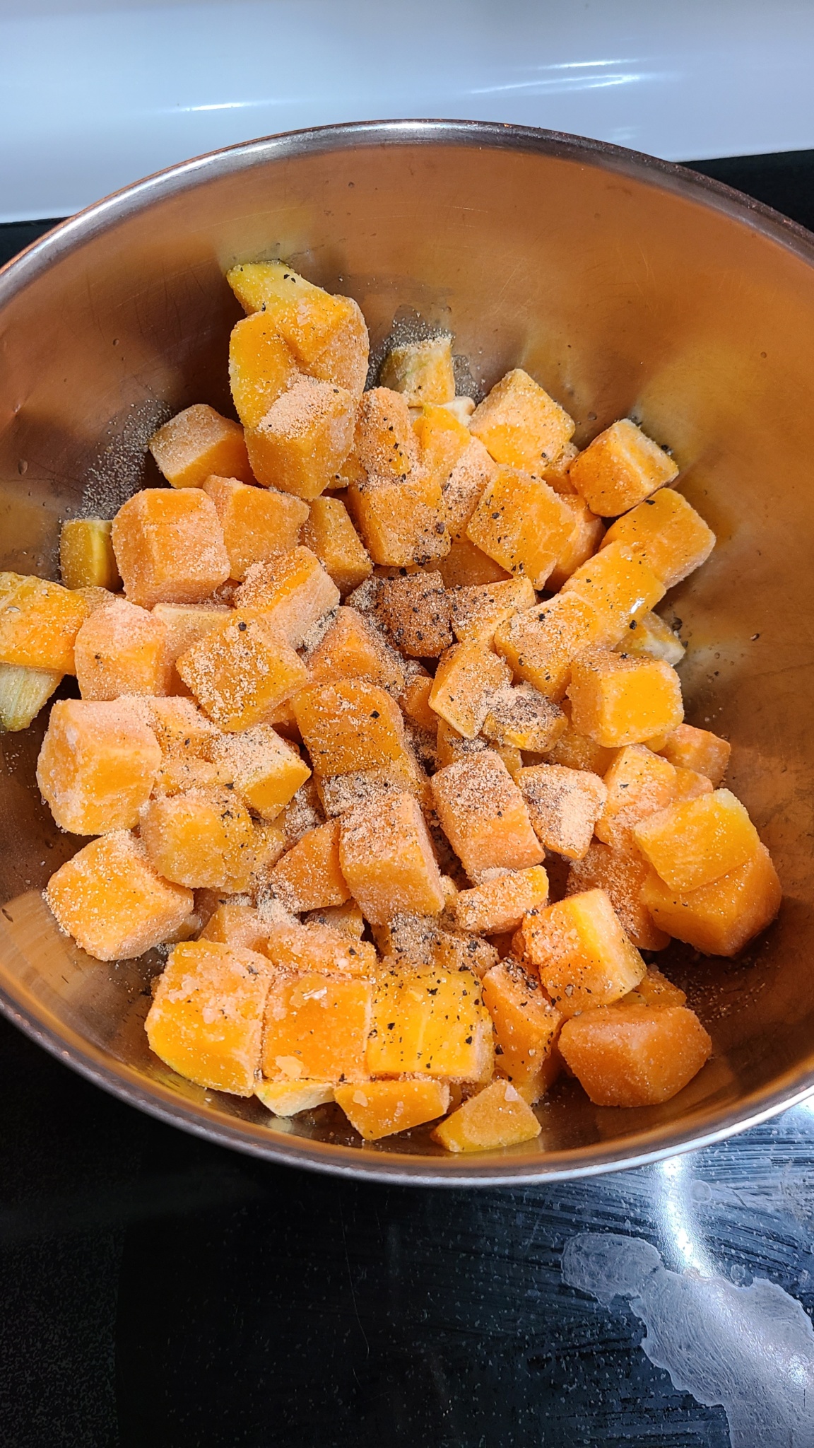 Roasted Butternut Squash (Using Frozen Cubes!) - No Getting Off This Train