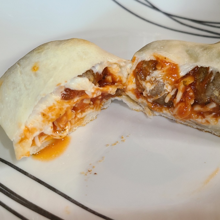 Easy Meatball Calzones Recipe - No Getting Off This Train