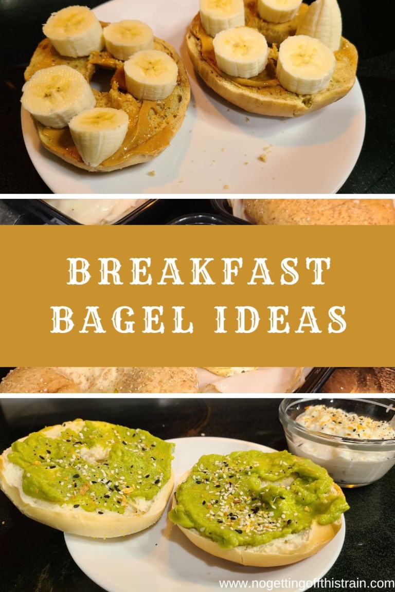 Best Topping Ideas for Breakfast Bagels - No Getting Off This Train