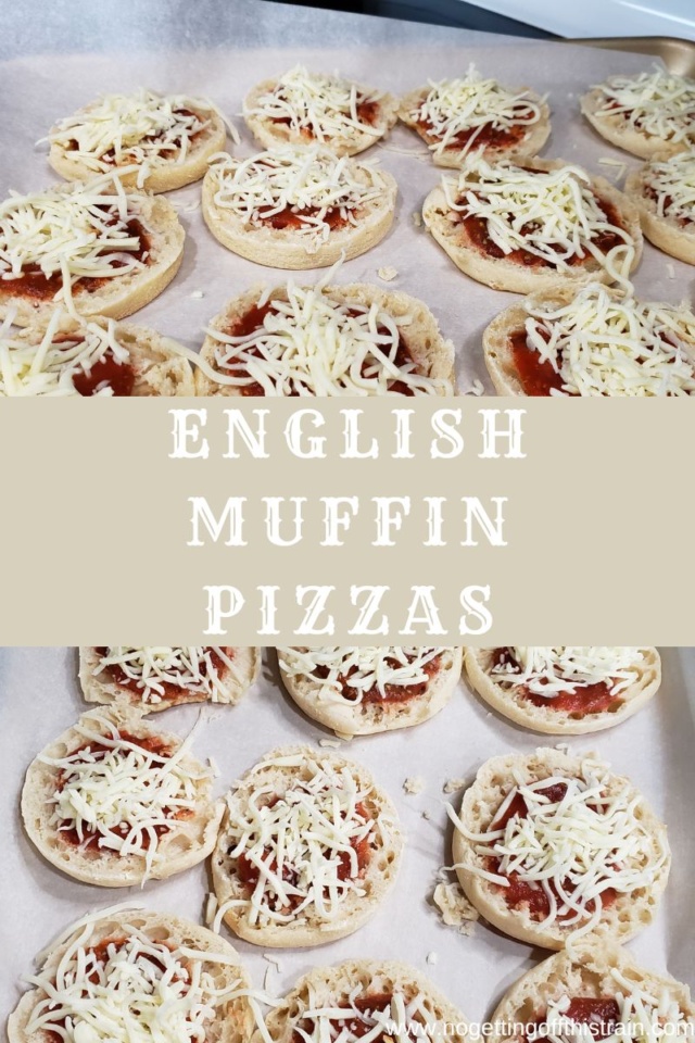 English Muffin Pizzas (Easy Freezer Recipe) - No Getting Off This Train