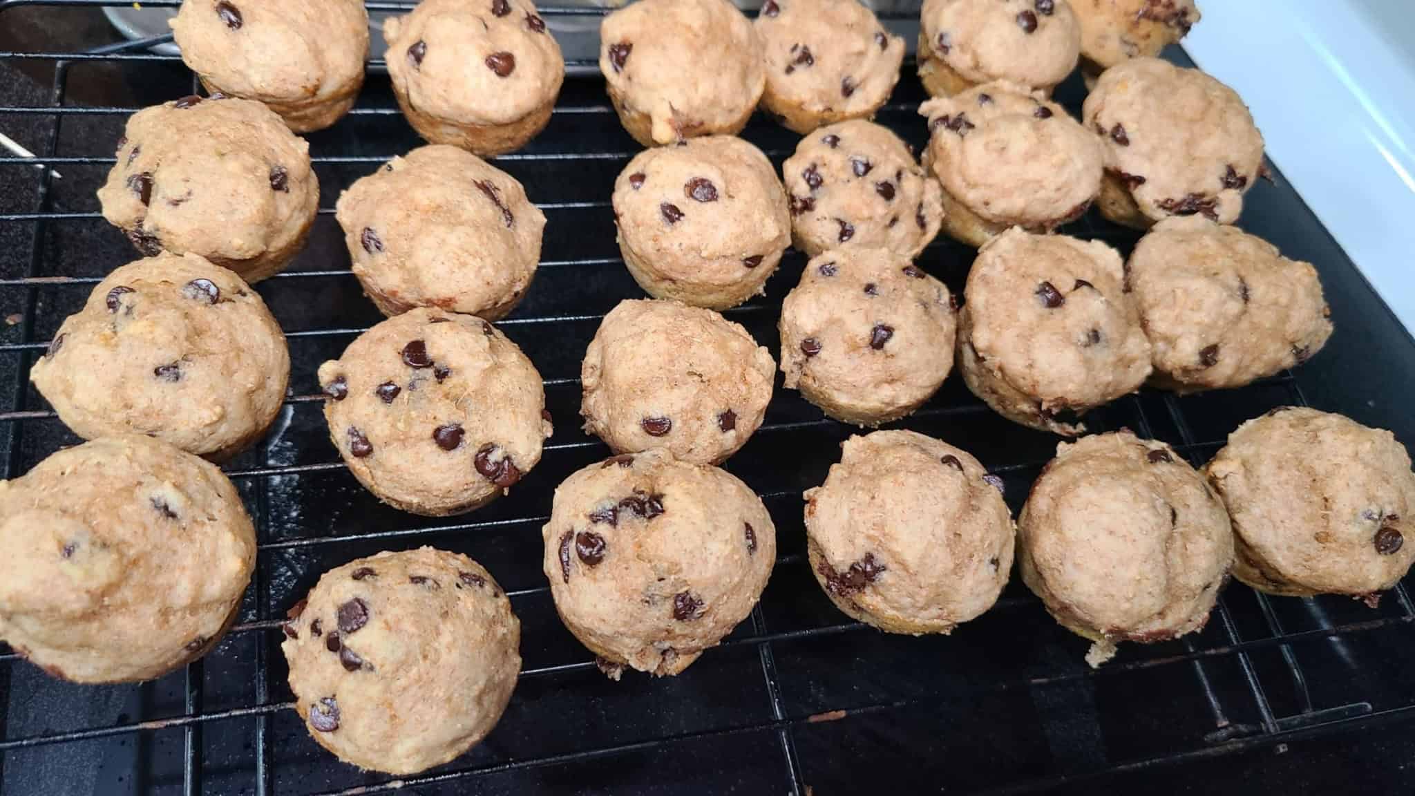 Mini Banana Chocolate Chip Muffins Recipe - No Getting Off This Train