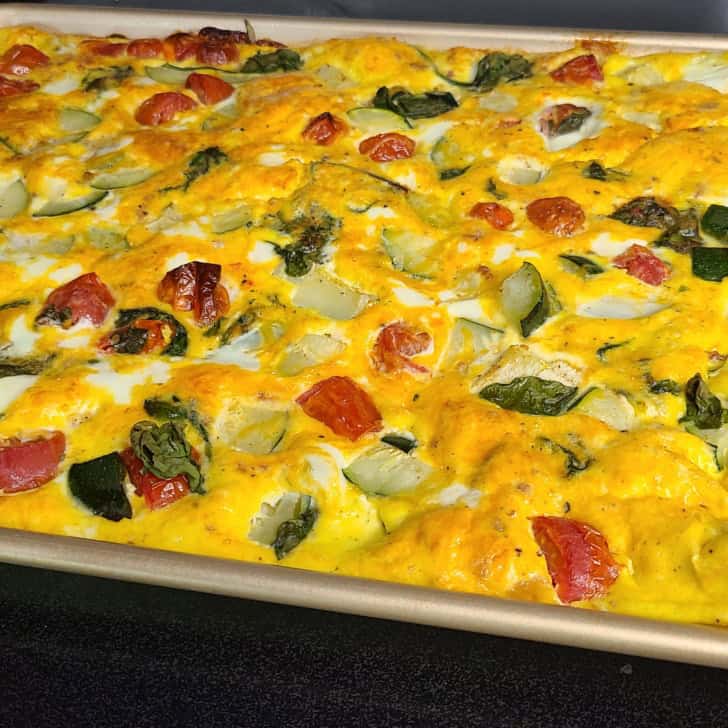 Sheet Pan Frittata Recipe - No Getting Off This Train